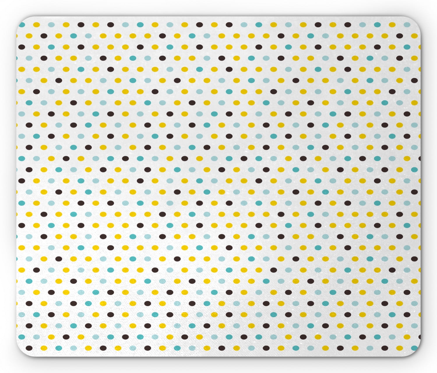 Retro Mouse Pad, Polka Dots Rounds Vintage Retro 60s 50s Themed Image ...