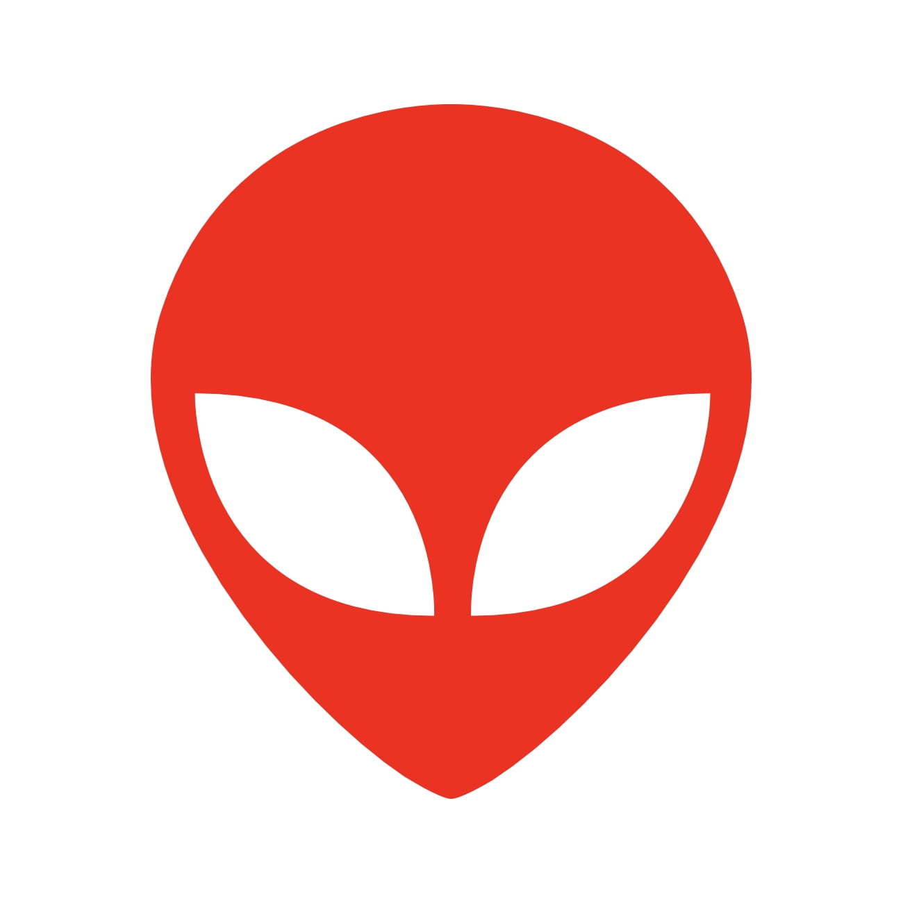 Alien Sticker Decal Die Cut - Self Adhesive Vinyl - Weatherproof - Made ...