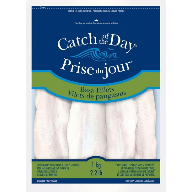Catch of the Day Fish, Unprocessed, Frozen Basa Fillets, Basa Fillets ...