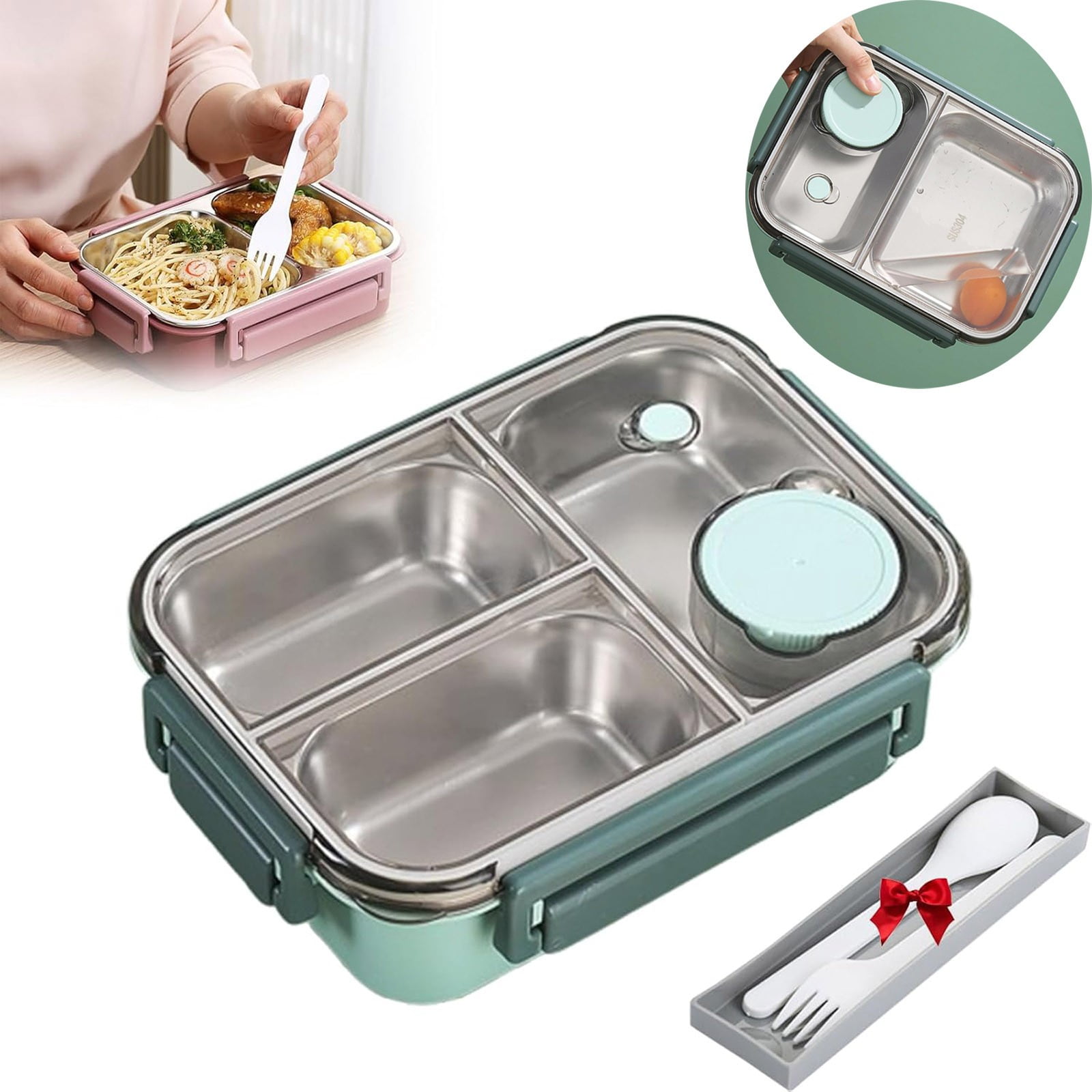 Click here for Decorland Stainless Steel Bento Adult Lunch Portab... prices
