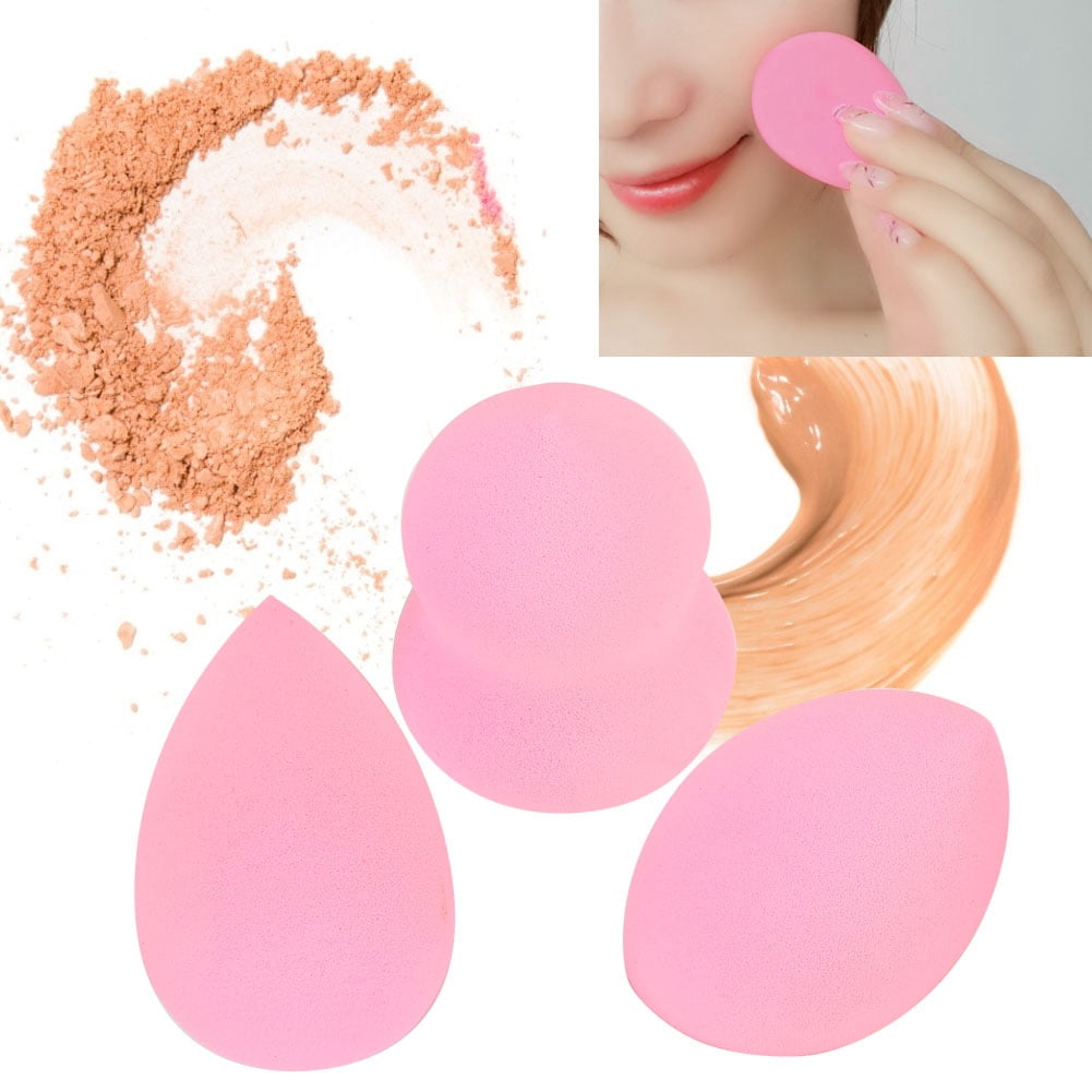 Puff facial, 3 piezas de maquillaje Puff para la piel húmeda Puff de ...