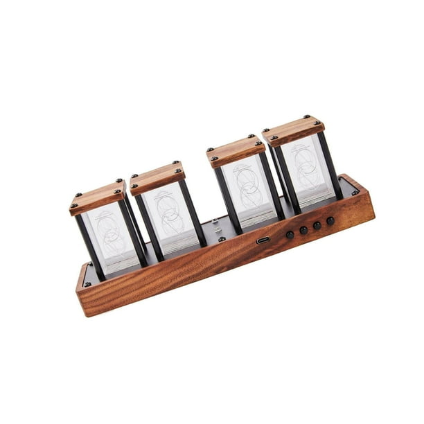 RGB Nixie Tube Clock LED Desktop Clock Nixie Tube RGB Nixie Tube Clock ...