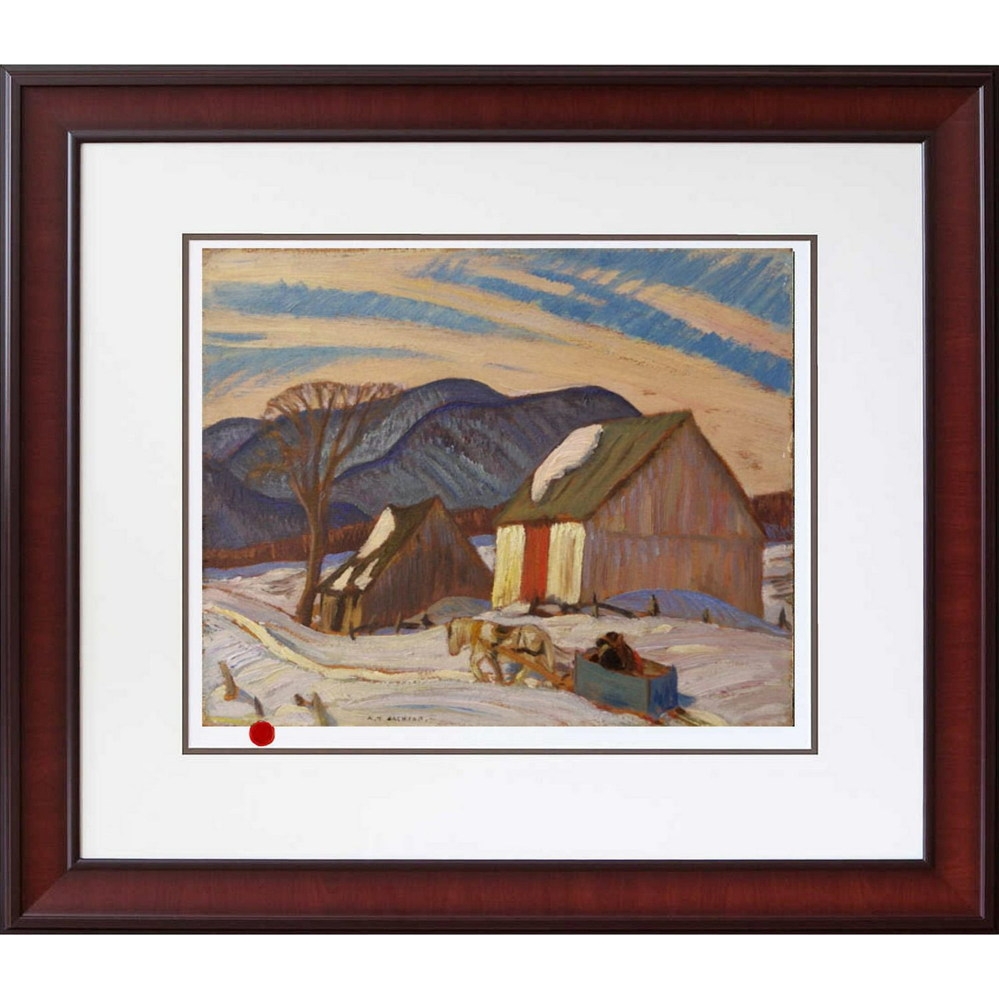 Click here for Canadiana Art The Sleigh Ride  By A. Y. Jackson 32... prices