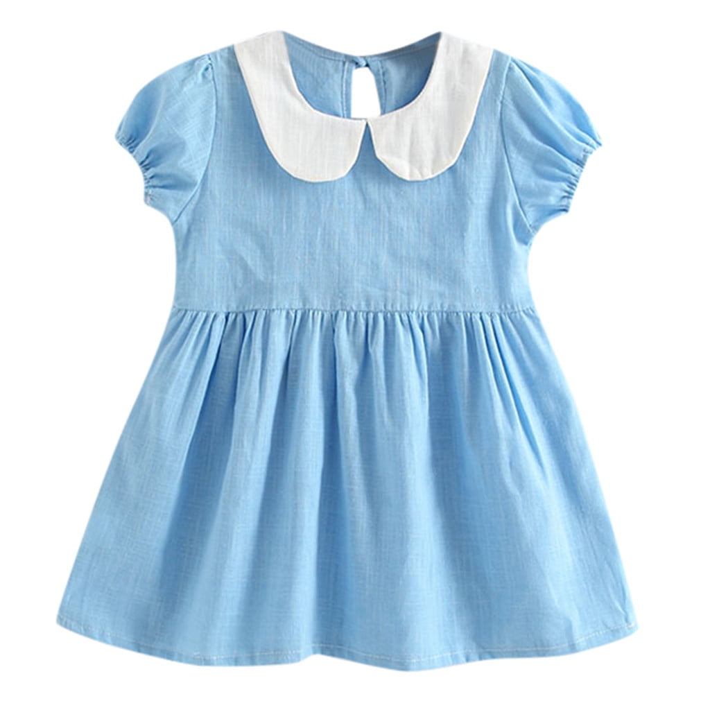 Click here for Toddler Girls Dresses Clothes Baby Casual Kids Ruf... prices