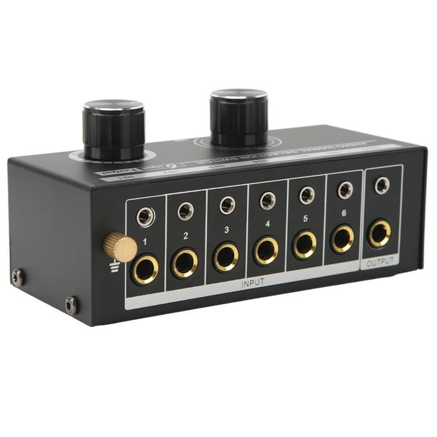 Switcher QH 06 6 Input 1 Output Audio Switcher 6 In 1 Out Audio Selector Switcher Source ...