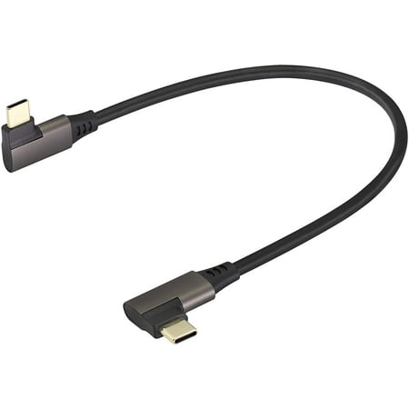 AAOTOKK 90 Degree USB 3.1 Type C Cable Right & Left Ang 3.1 USB Type C ...