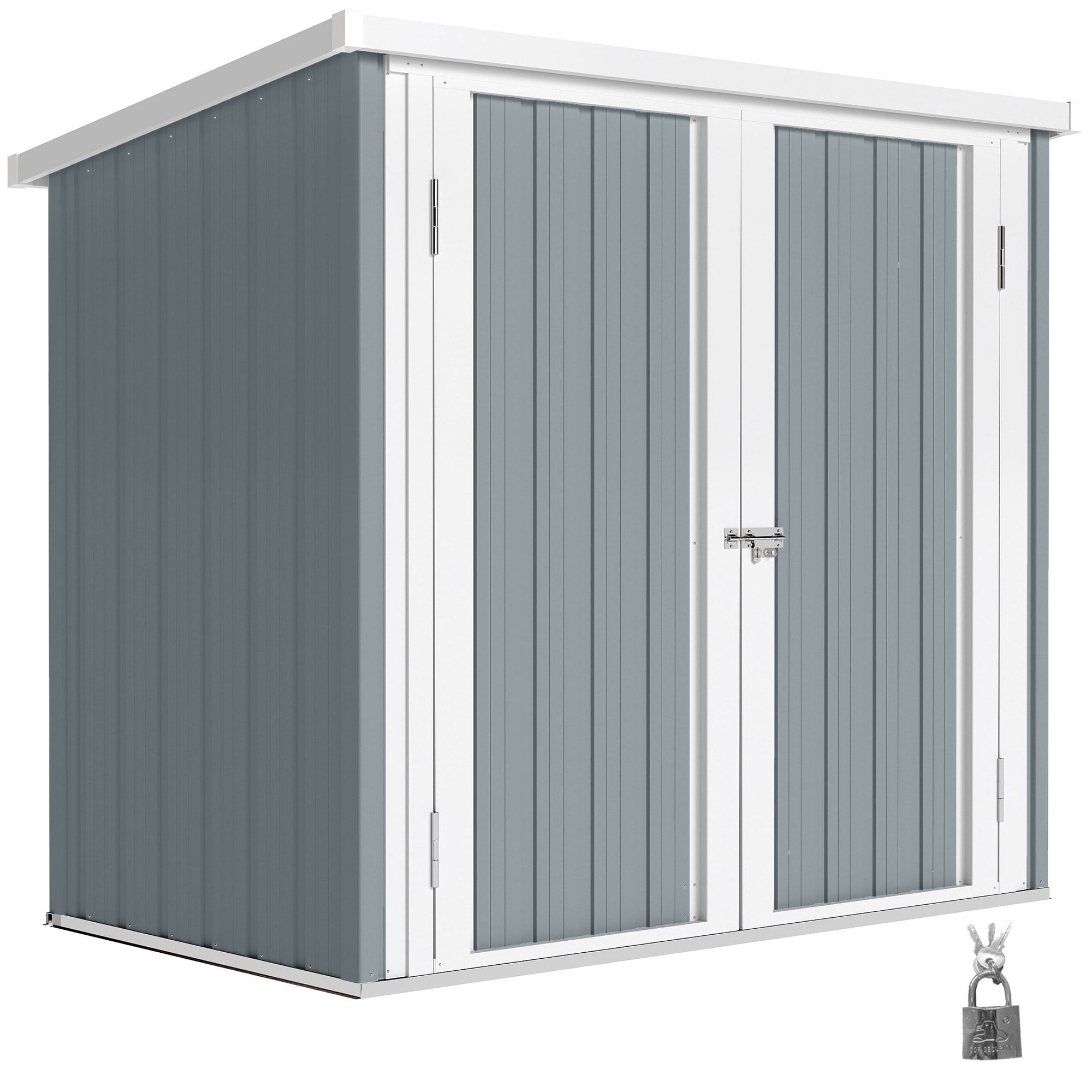 Click here for Outsunny 5 X 3 Metal Garden Storage Shed Tool Hous... prices