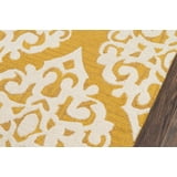 Momeni Dunes Damask Area Rug - Walmart.com