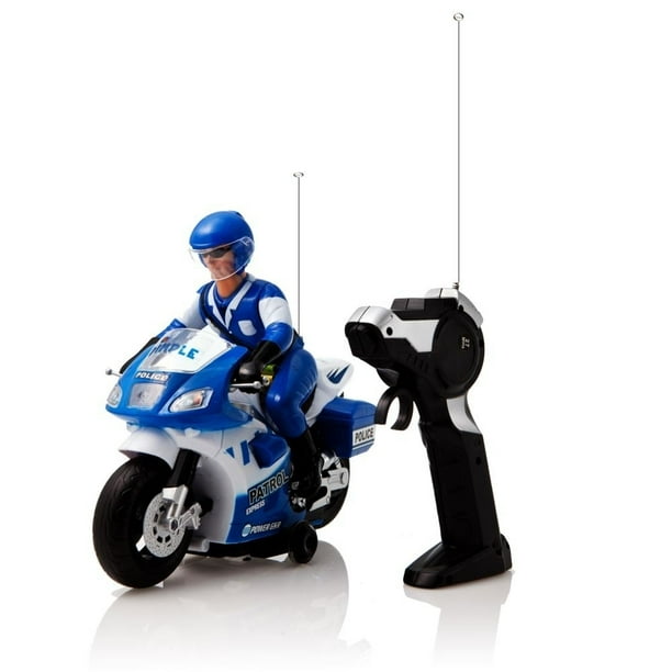 White and Blue Speed Demon Electric Radio Remote Controlled Police ...