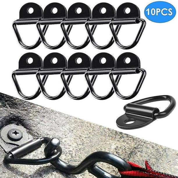 nipocaio V-rings Hook Cargo Tie Down Ring Load Anchor Trailer Forged ...