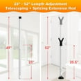 Yeyebest Sliding Door Security Bar Window 2 Pack Adjustable from 19 to ...