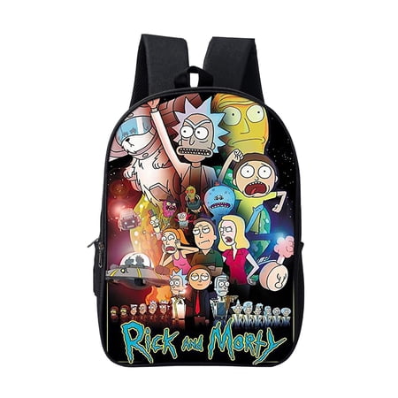 Rick And Morty Backpack Rick And Morty Backpack Children's School Bag ...