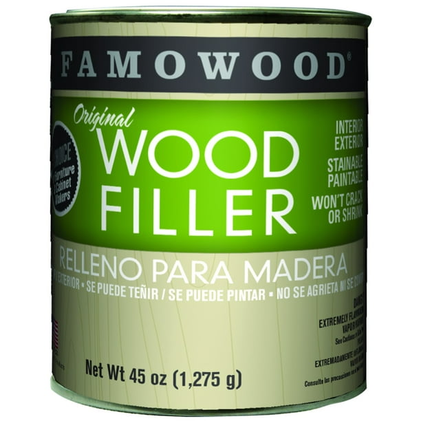 FamoWood Original Wood Filler - Pint, Maple 23 oz - Walmart.com