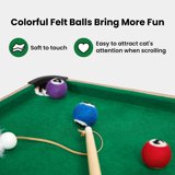 VETRESKA Cat Toys Cat Pool Table Toy Wand Toy with Sisal Rope ...