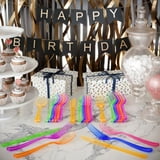 Exquisite Glow-in-the-Dark Neon Plastic Forks, 60-Pack, Heavy Duty for ...