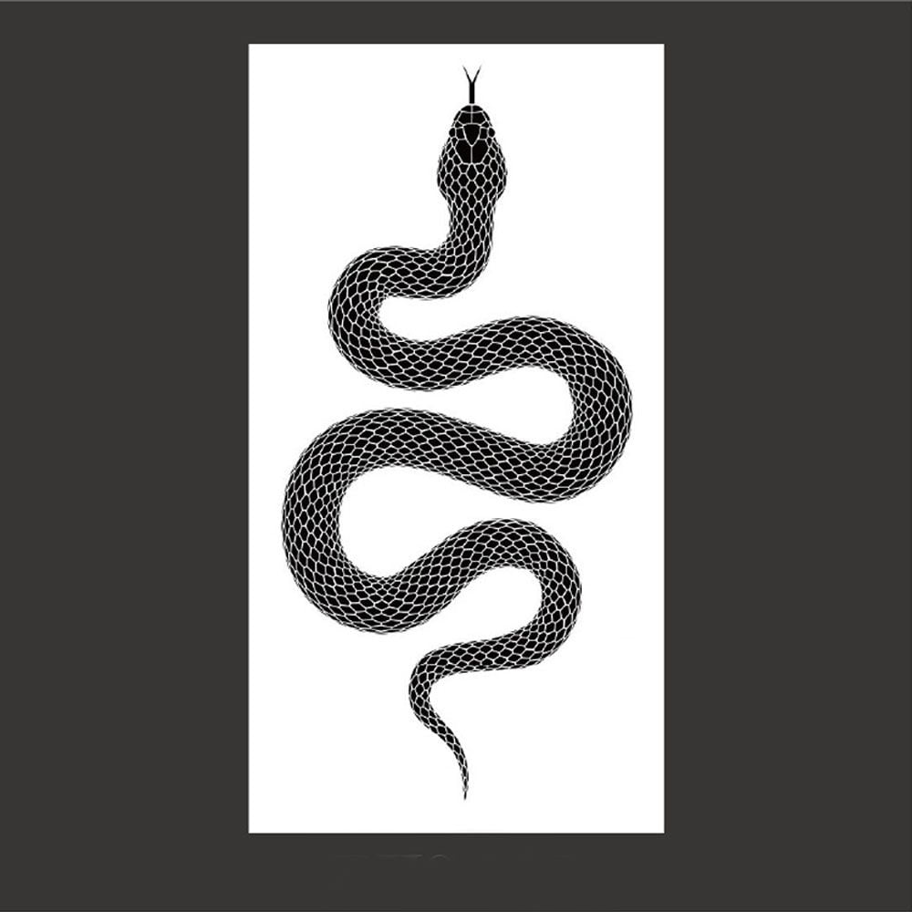 Black Mamba Snake Tattoo
