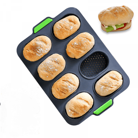 Mini Baguette Baking Tray,Non-Stick Perforated Pan | Bread Crisping ...