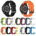 For Garmin Fenix 3 26mm Silicone Sport Pure Color Watch Band - Walmart.com