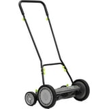 "EarthWise 18"" 5-Blade Hand Push Reel Mower, Grass Mover with ...