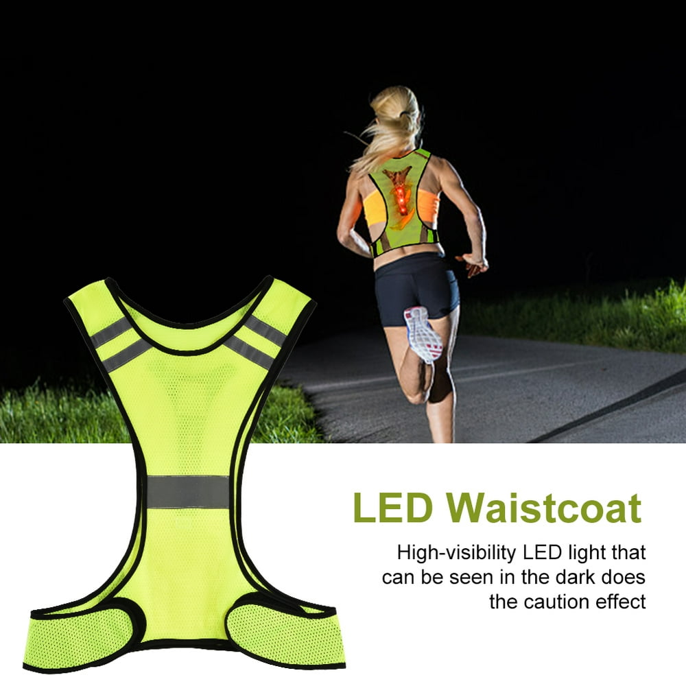 Tebru Reflective Waistcoat, Safety Vest, Outdoor Sports Safety Night ... Tebru Reflective Waistcoat, Safety Vest, Outdoor Sports Safety Night ...