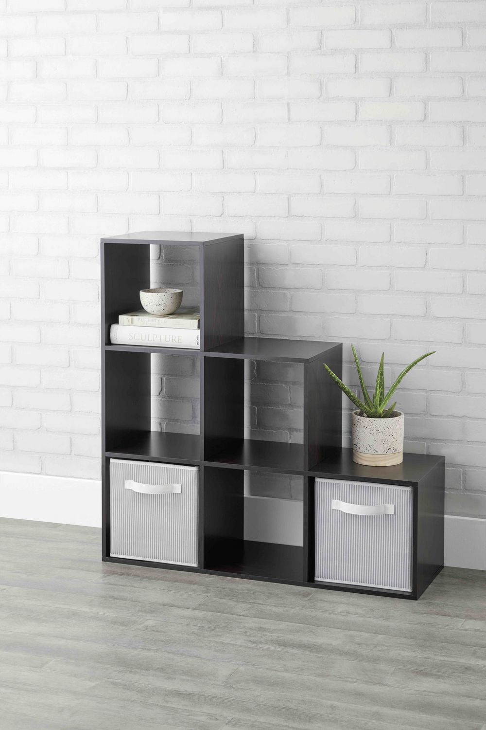 Mainstays 3-2-1 Cube Storage Organizer, 6 cube storage shelves - Walmart.ca