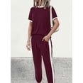FreshPretty Womens 2 Piece Outfits Summer Tracksuit Sets Short Sleeve ...