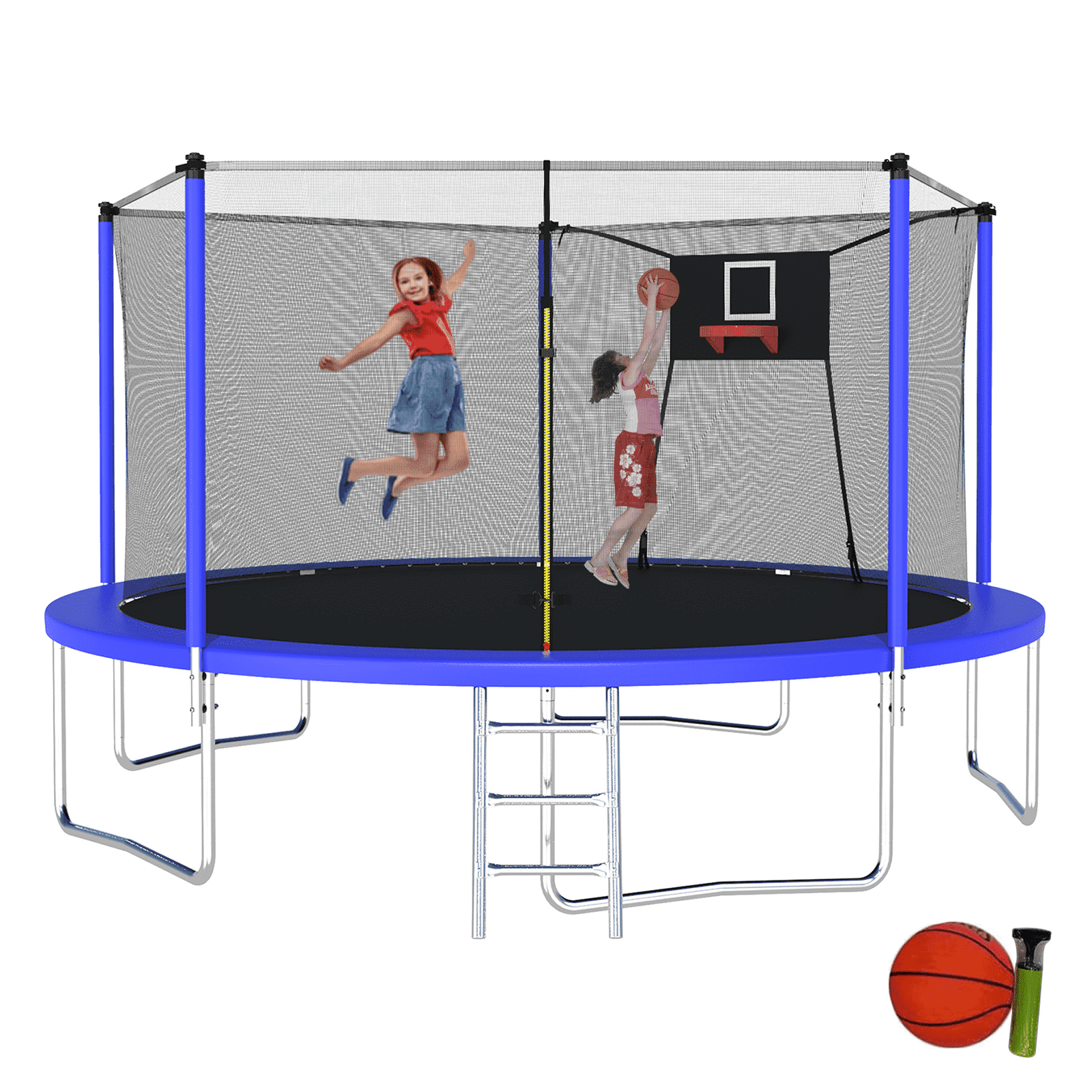 UIOWIO Trampoline Récréatif 14 Pieds pour Enfants et Adultes avec ...