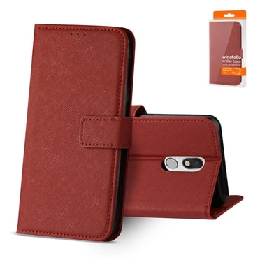 Lg Stylo 5 3-in-1 Wallet Case In Brown - Walmart.com