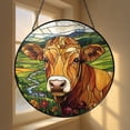 Farm Animal Cow Stained Glass Suncatcher – Window Decor Art - Walmart.com