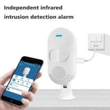 WiFi Smart Motion Sensor Alarm Indoor Infrared PIR Detector Siren Tuya ...