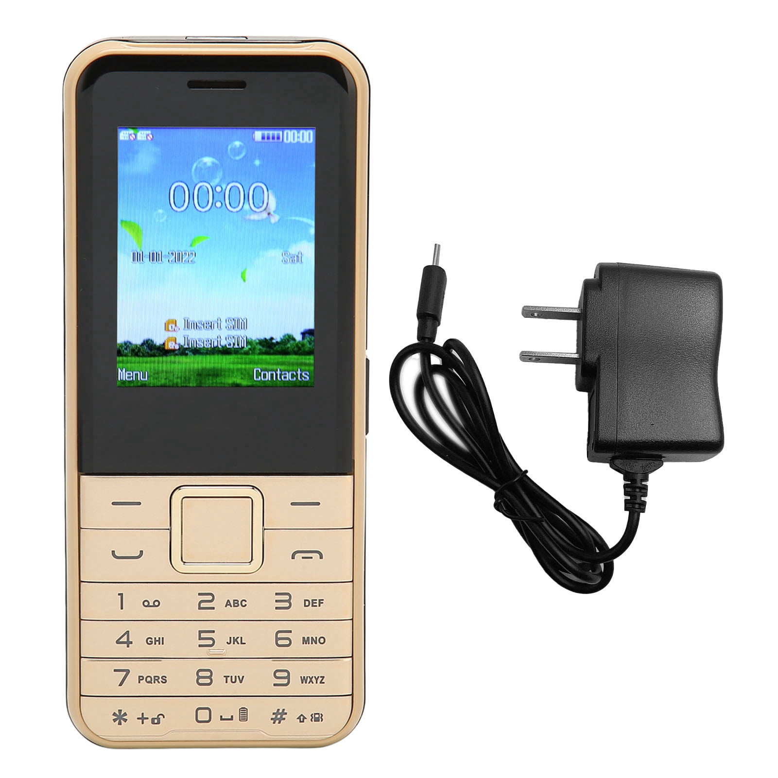 Teléfono celular multifuncional desbloqueado S502 2G para personas ...