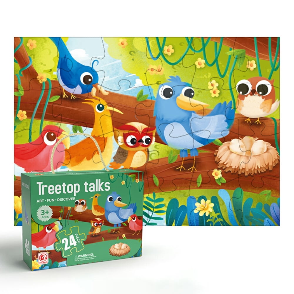 OUNAMIO Colorful Bird Puzzles for Toddlers - Educational Fun for Kids ...