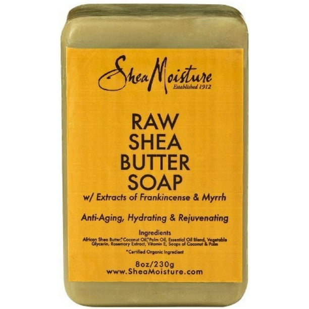 4 Pack - Shea Moisture Raw Shea Butter Bar Soap 8 oz - Walmart.com ...