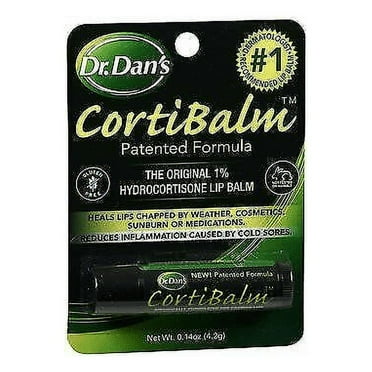 Dr. Dan's CortiBalm Hypoallergenic Lip Balm, Cold Sore & Dry Lip ...
