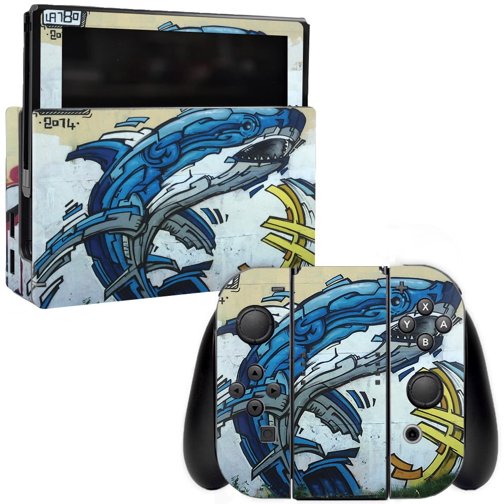 Skin Decal Wrap Compatible With Nintendo Switch Robo Shark - Walmart.com