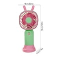 Handheld Mini USB Rechargeable Fan - 300-500mAh Battery Portable ...