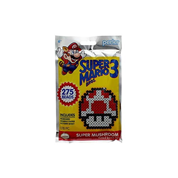 Perler Beads Super Mario Bros.Super hongo Kit Perler 48533531158 ...