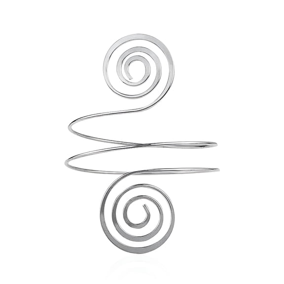 ZOYONE Alloy Spiral Armband Swirl Upper Arm Cuff Armlet Bangle Bracelet ...
