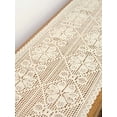 Lace Boho Table Runners Vintage Macrame Crochet Table Runner Farmhouse ...