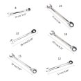 Double Head Ratchet Wrench Keys Combination Spanner Wrench for Car ...