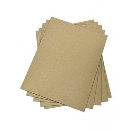 Chipboard - Cardboard Medium Weight Chipboard Sheets - 25 Per Pack. (12 ...