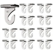 Extra Heavy Duty White Aluminum Drop Ceiling Hooks, One Piece Ceiling ...