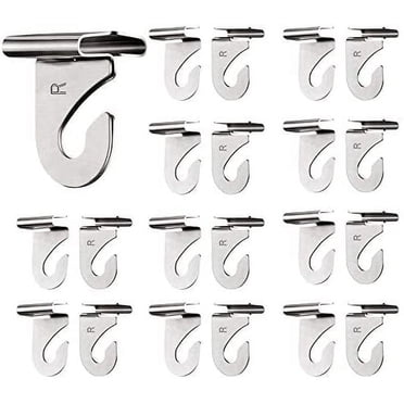 Extra Heavy Duty White Aluminum Drop Ceiling Hooks, One Piece Ceiling ...