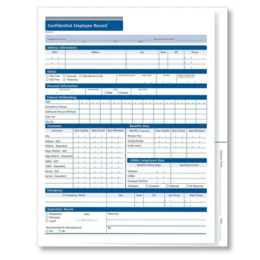 ComplyRight Confidential Personnel Envelo-File Legal Size 25/Pack ...