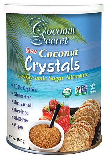 Raw Coconut Crystals Coconut Secret 12 oz Crystal - Walmart.com