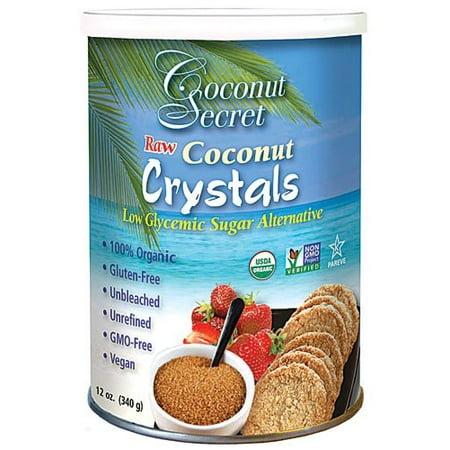 Raw Coconut Crystals Coconut Secret 12 oz Crystal - Walmart.com