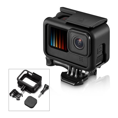 Coiry Frame Case Lens Cap Glass Protective Cover Cage for GoPro Hero 10 ...