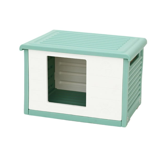 Stray Cats Shelter Portable Habitats Hutch for Feral Cats Small Dogs ...