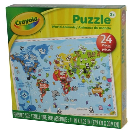 Crayola World Animals 24pc DreamTivity Childrens Puzzle - Walmart.ca