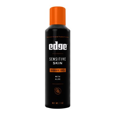 EDGE Sensitive Skin Shave Gel, 9.5 oz, Aloe and Vitamin E, Moisturizing ...